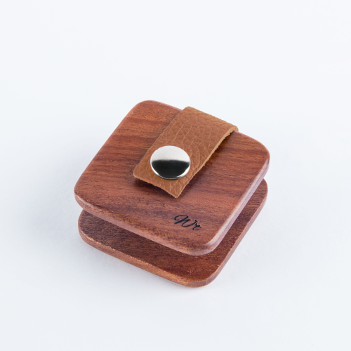 The Yoyo : Acajou cuir camel | Wock't
